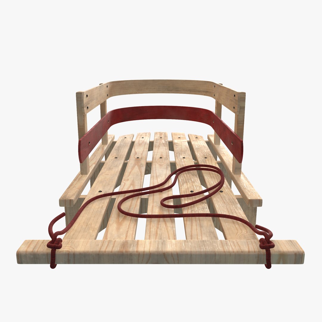 Wood Sled 3D Model - TurboSquid 2022950