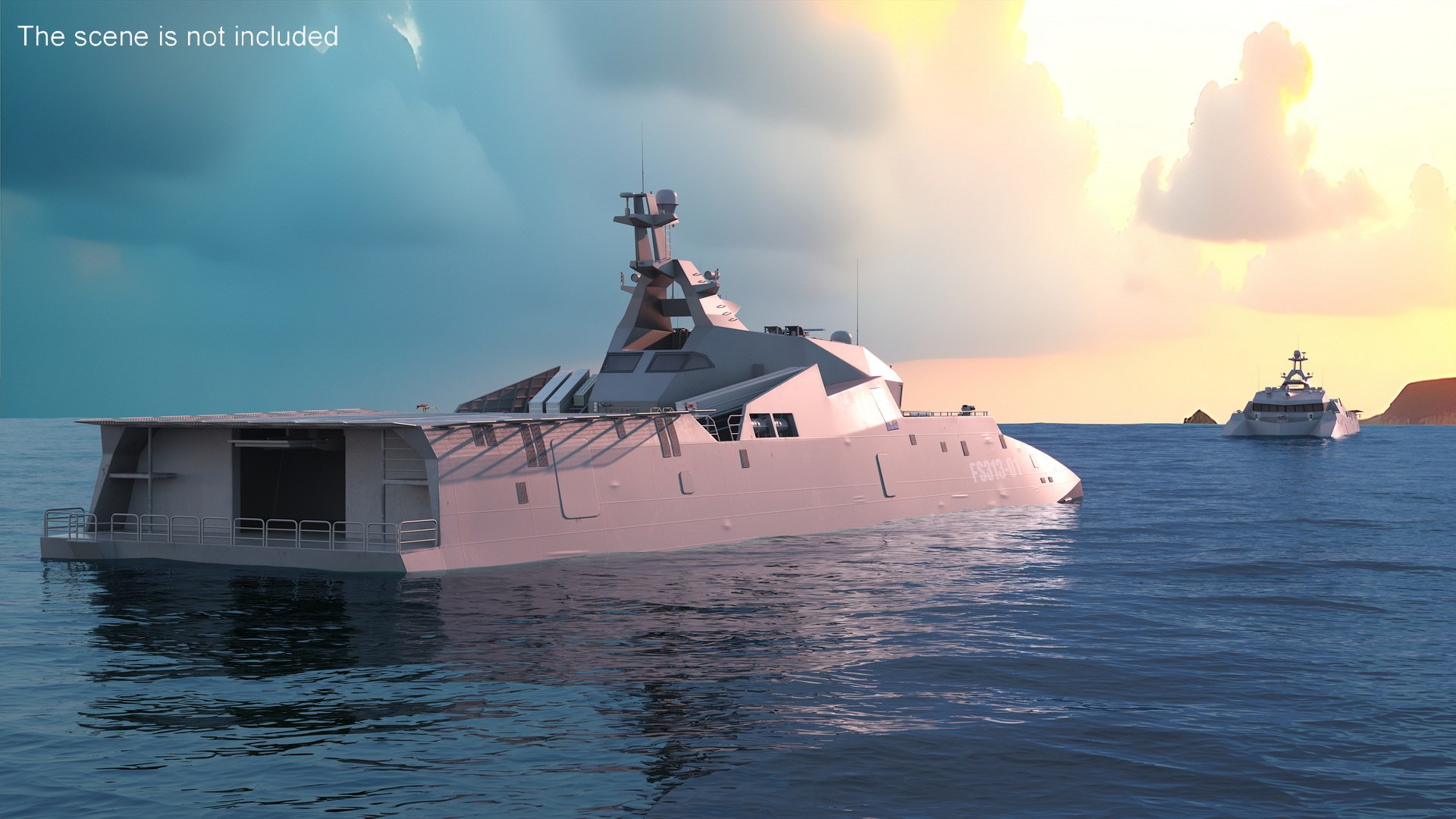 3D Iranian Corvette Shahid Soleimani Model - TurboSquid 2393337
