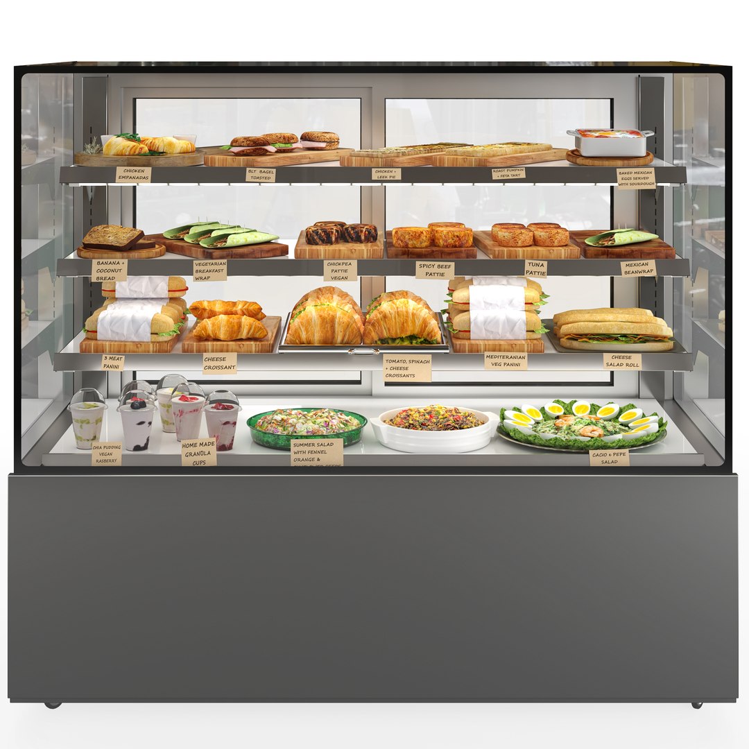 Food Display Collection 3D Model - TurboSquid 1953305