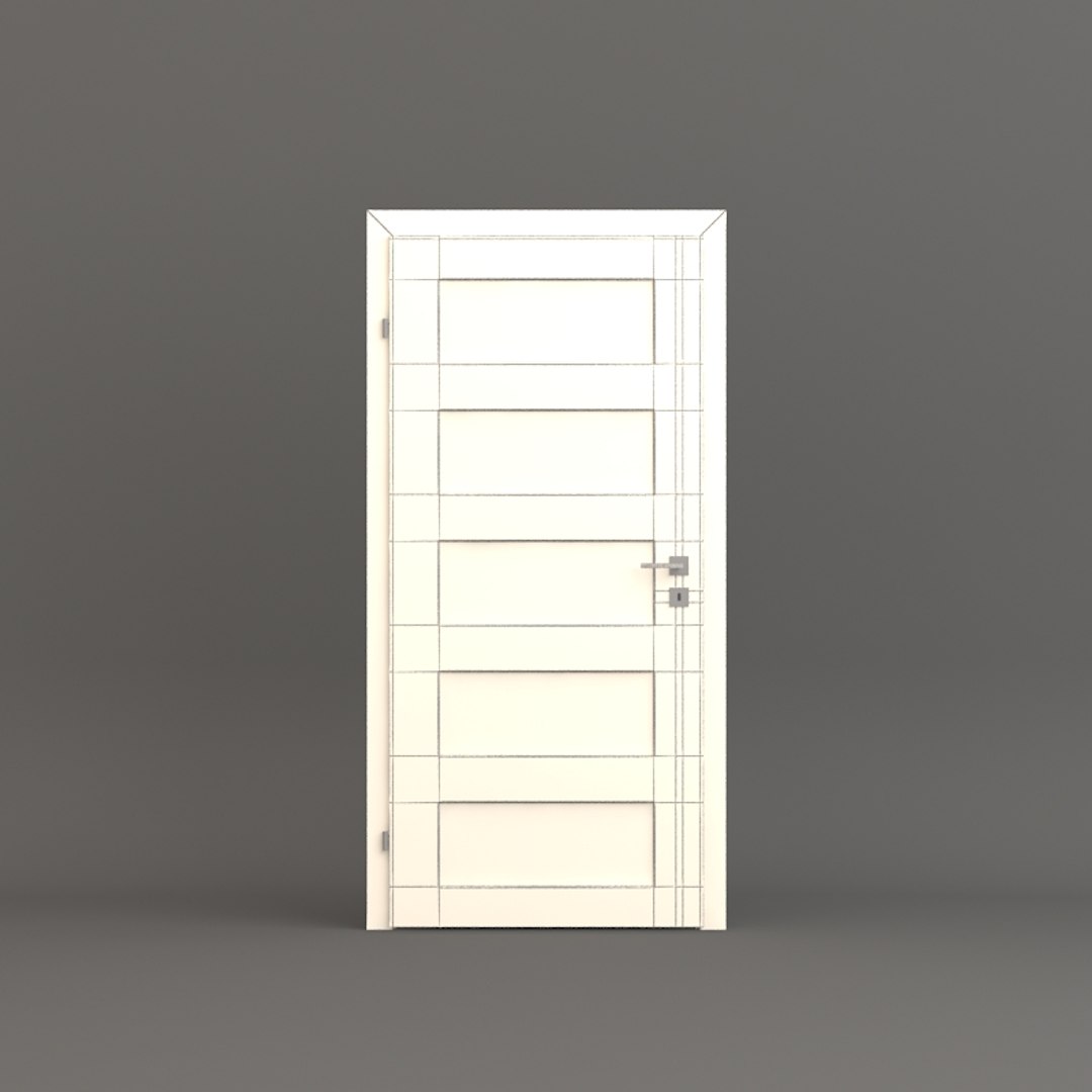 Room Door 3D Model - TurboSquid 1385057