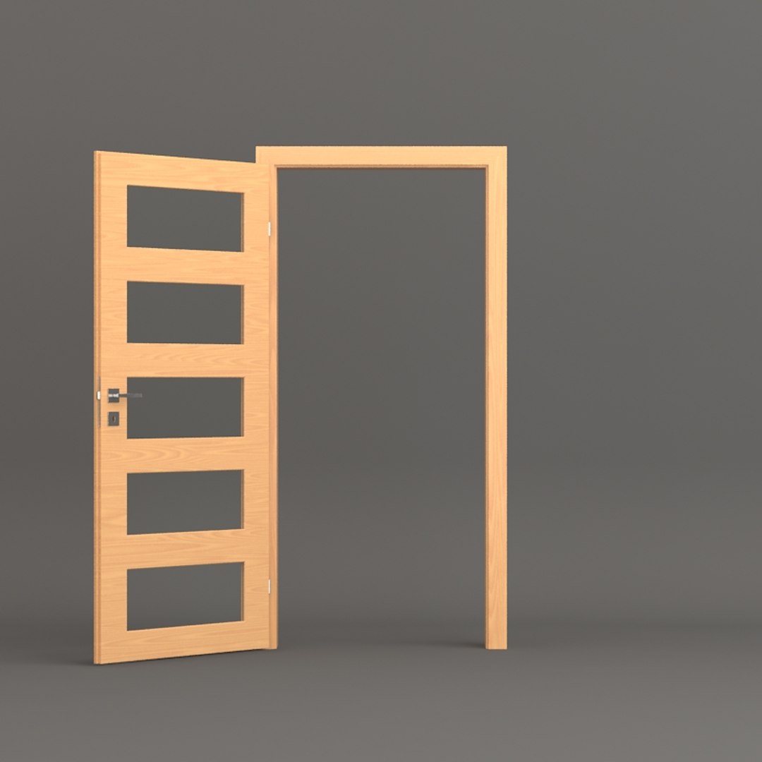 Room Door 3D Model - TurboSquid 1385057