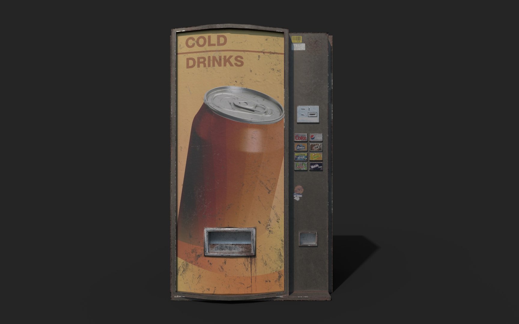 3D Vending Machine - TurboSquid 2190416