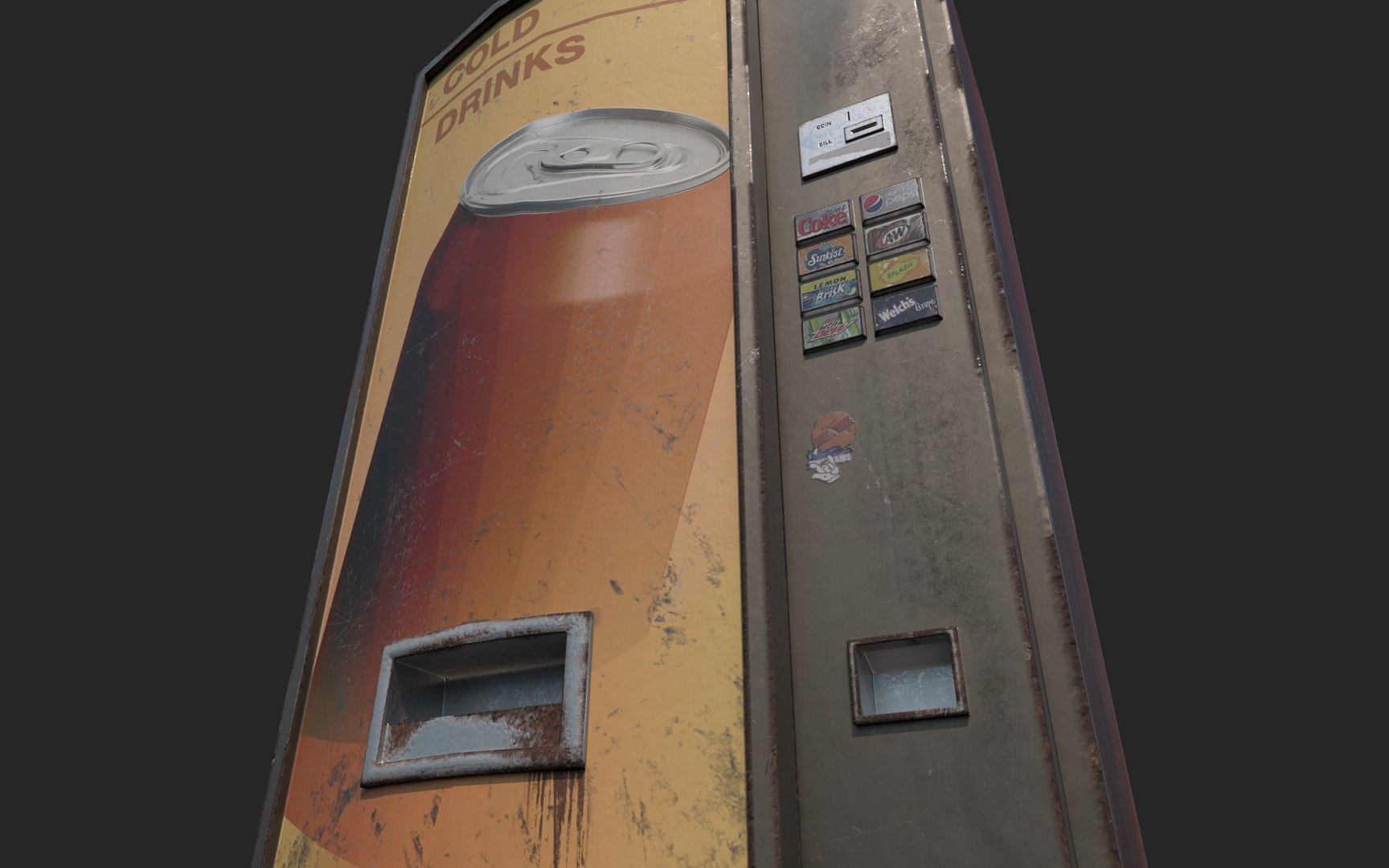 3D Vending Machine - TurboSquid 2190416