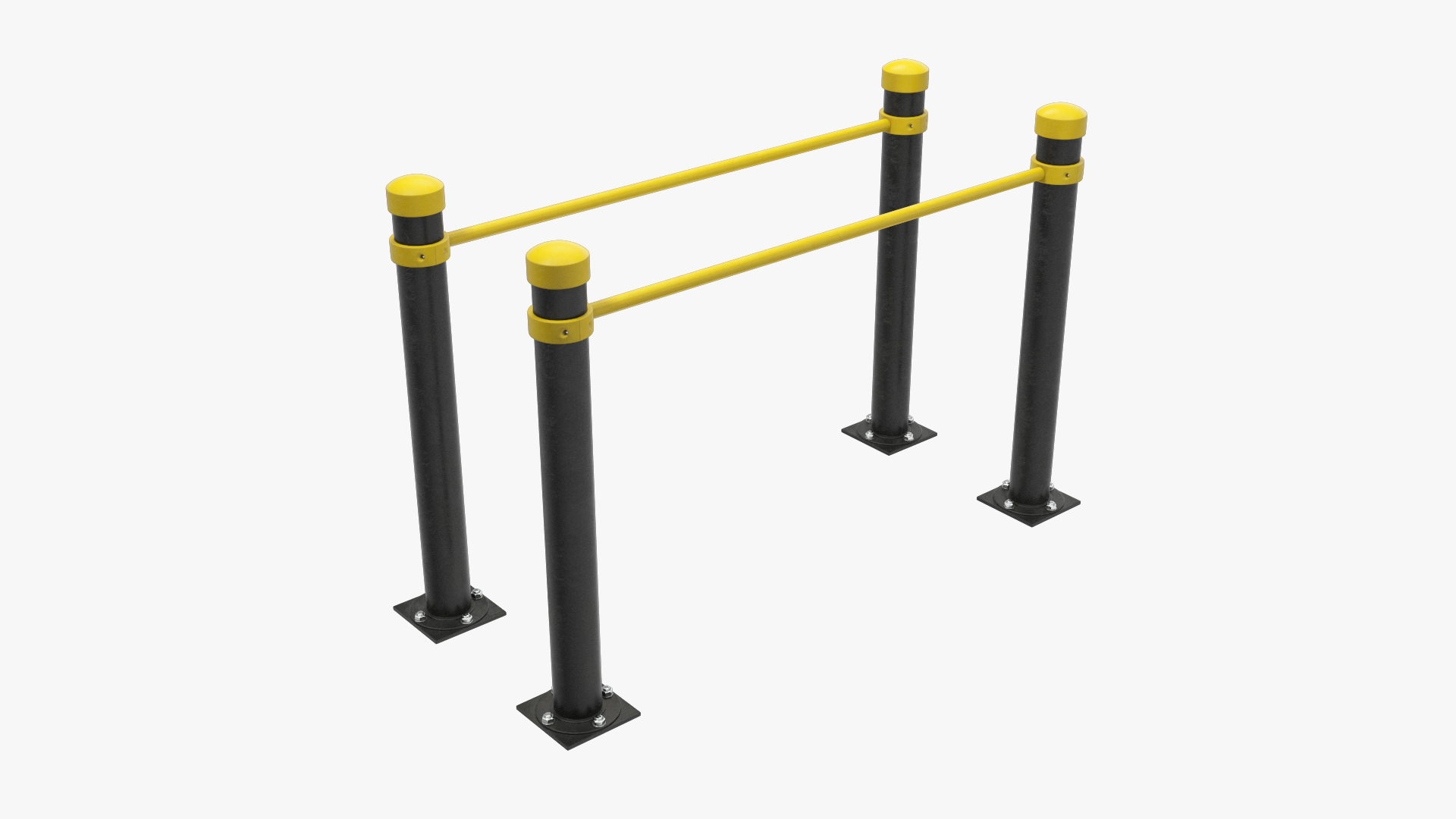 3D Parallel Bar Workout Equipment V2 Model - TurboSquid 2071882