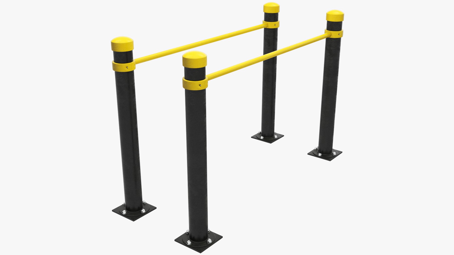 3D Parallel Bar Workout Equipment V2 Model - TurboSquid 2071882