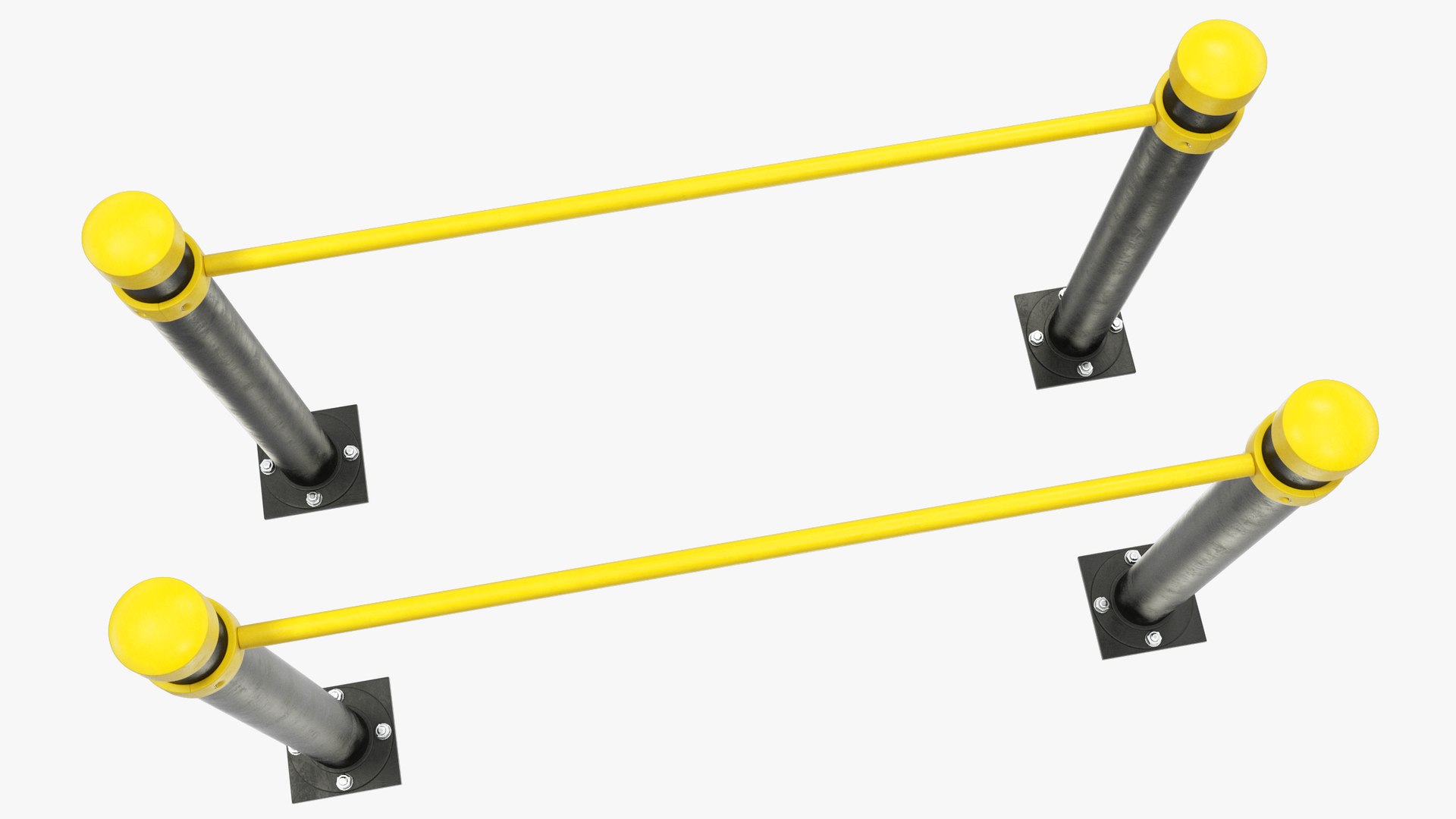 3D Parallel Bar Workout Equipment V2 Model - TurboSquid 2071882