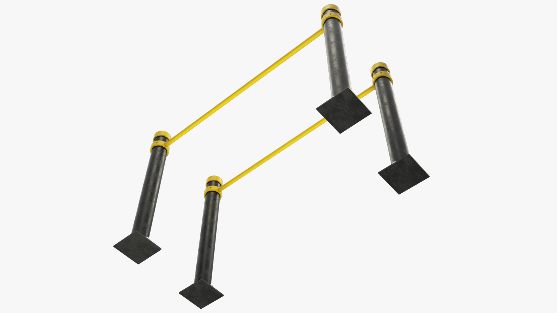 3D Parallel Bar Workout Equipment V2 Model - TurboSquid 2071882