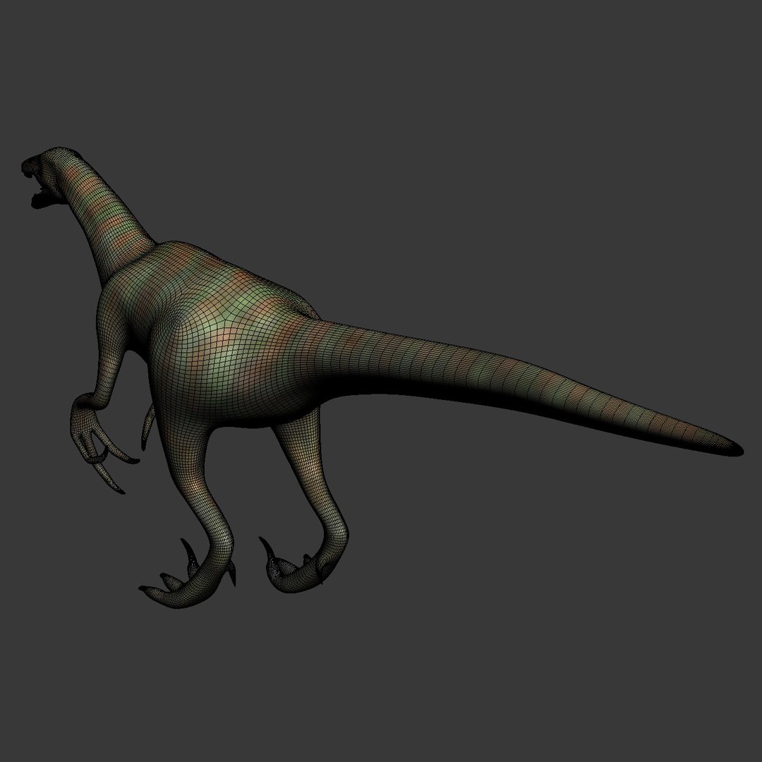 dinosaur adasaurus velociraptor 3d model