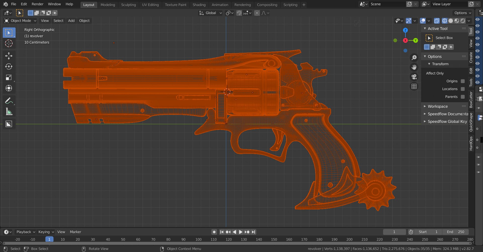 Overwatch Mccree Peacekeeper 3D Model - TurboSquid 1668751