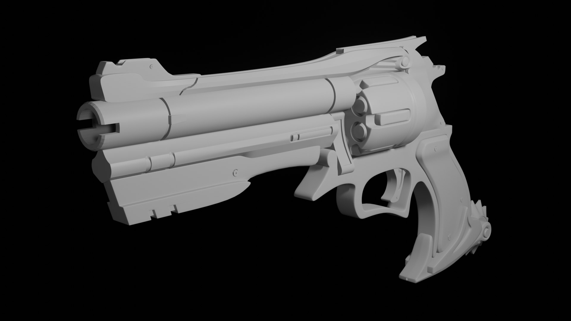 Overwatch Mccree Peacekeeper 3D Model - TurboSquid 1668751