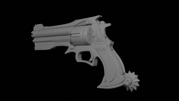 Overwatch mccree peacekeeper 3D model - TurboSquid 1668751