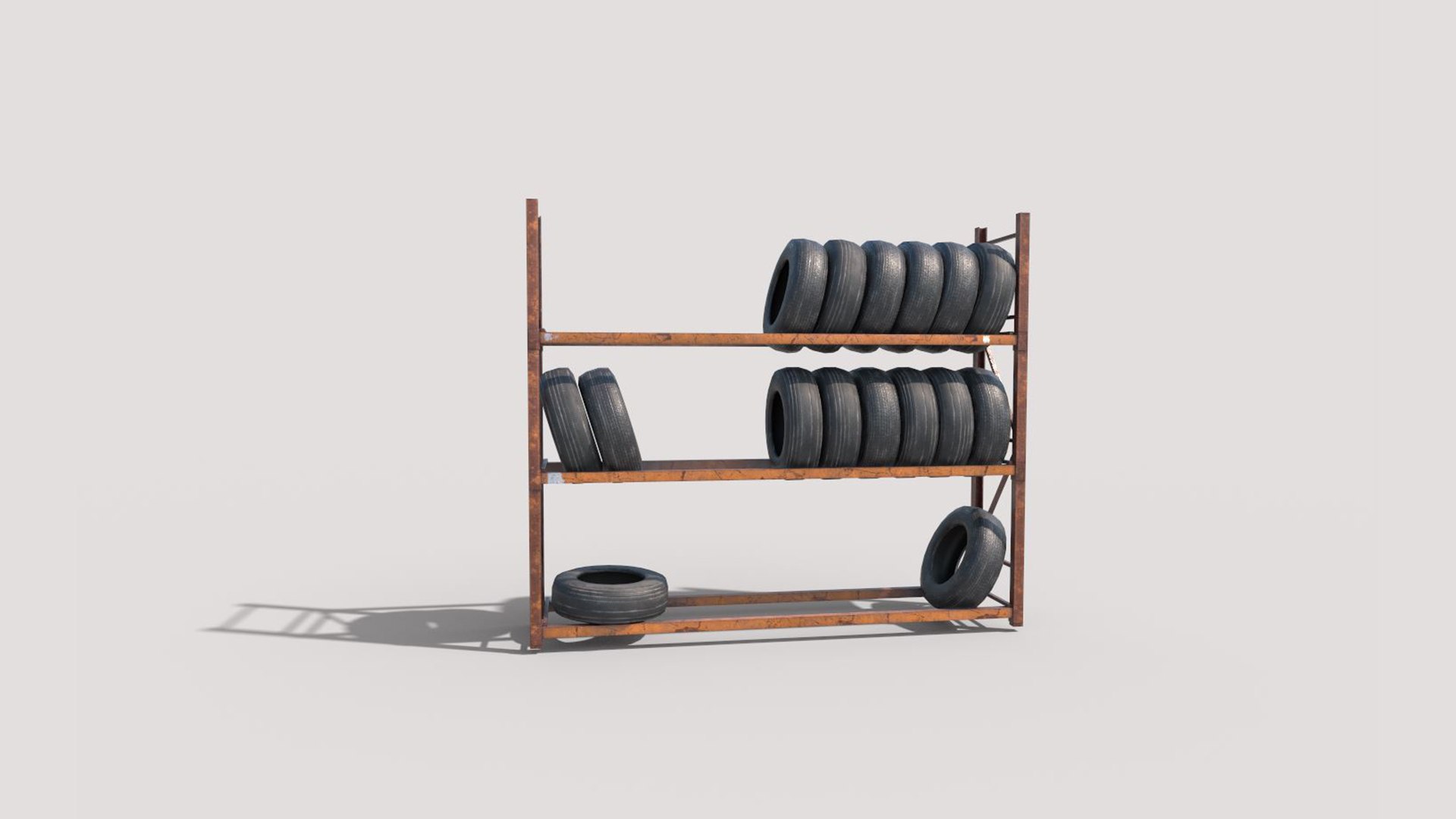 Tire Rack 3D Model - TurboSquid 2282345
