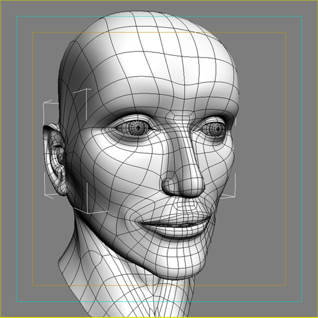 Human Head 3d Max