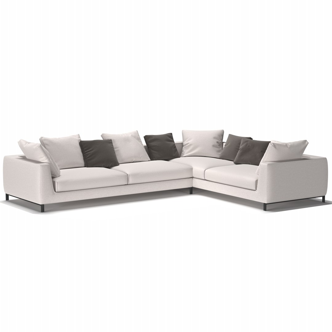 Ray Sofa 2 3D - TurboSquid 2036599
