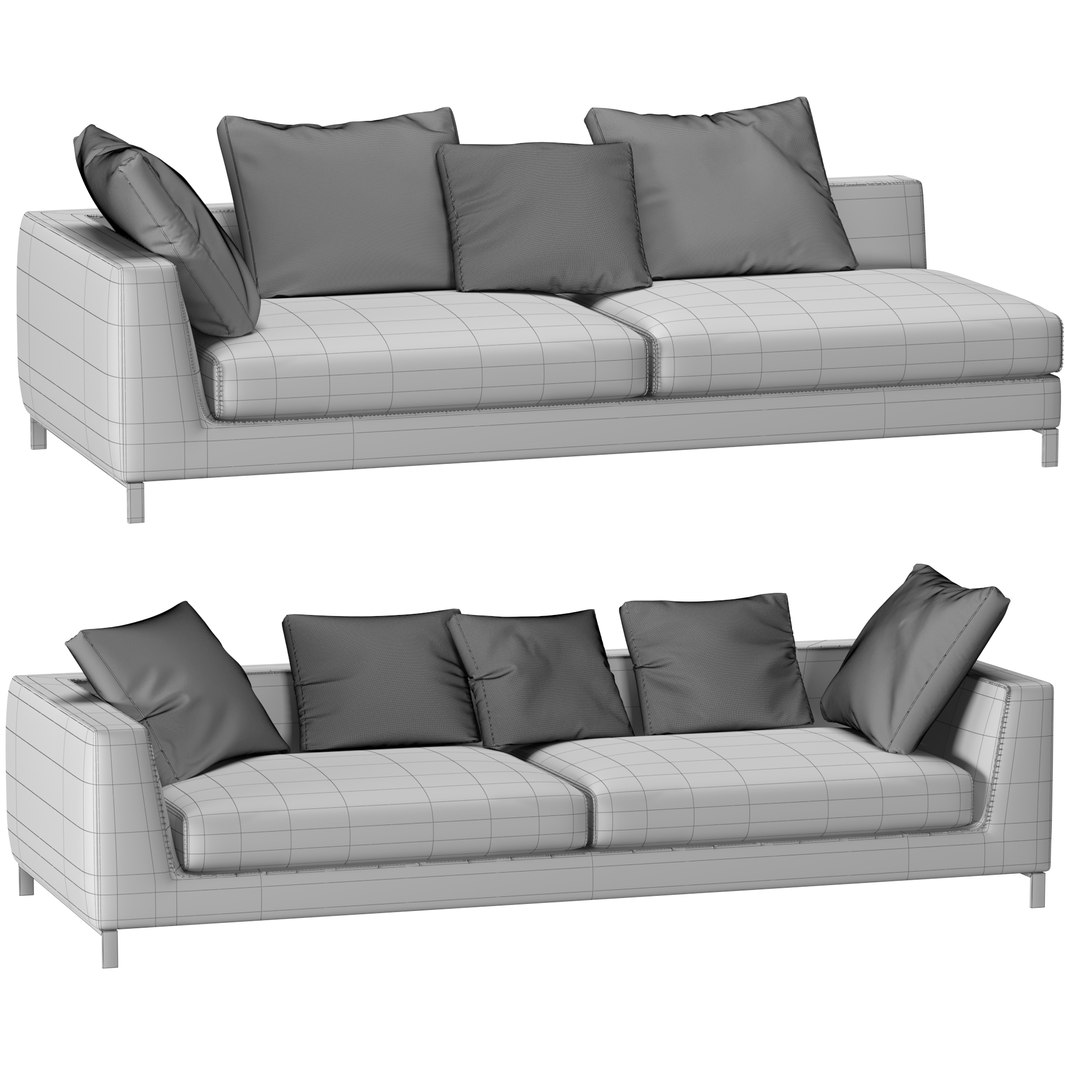 Ray Sofa 2 3D - TurboSquid 2036599