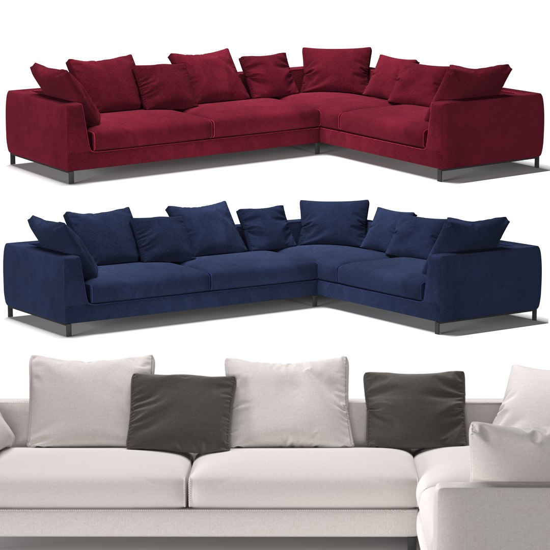 Ray Sofa 2 3D - TurboSquid 2036599