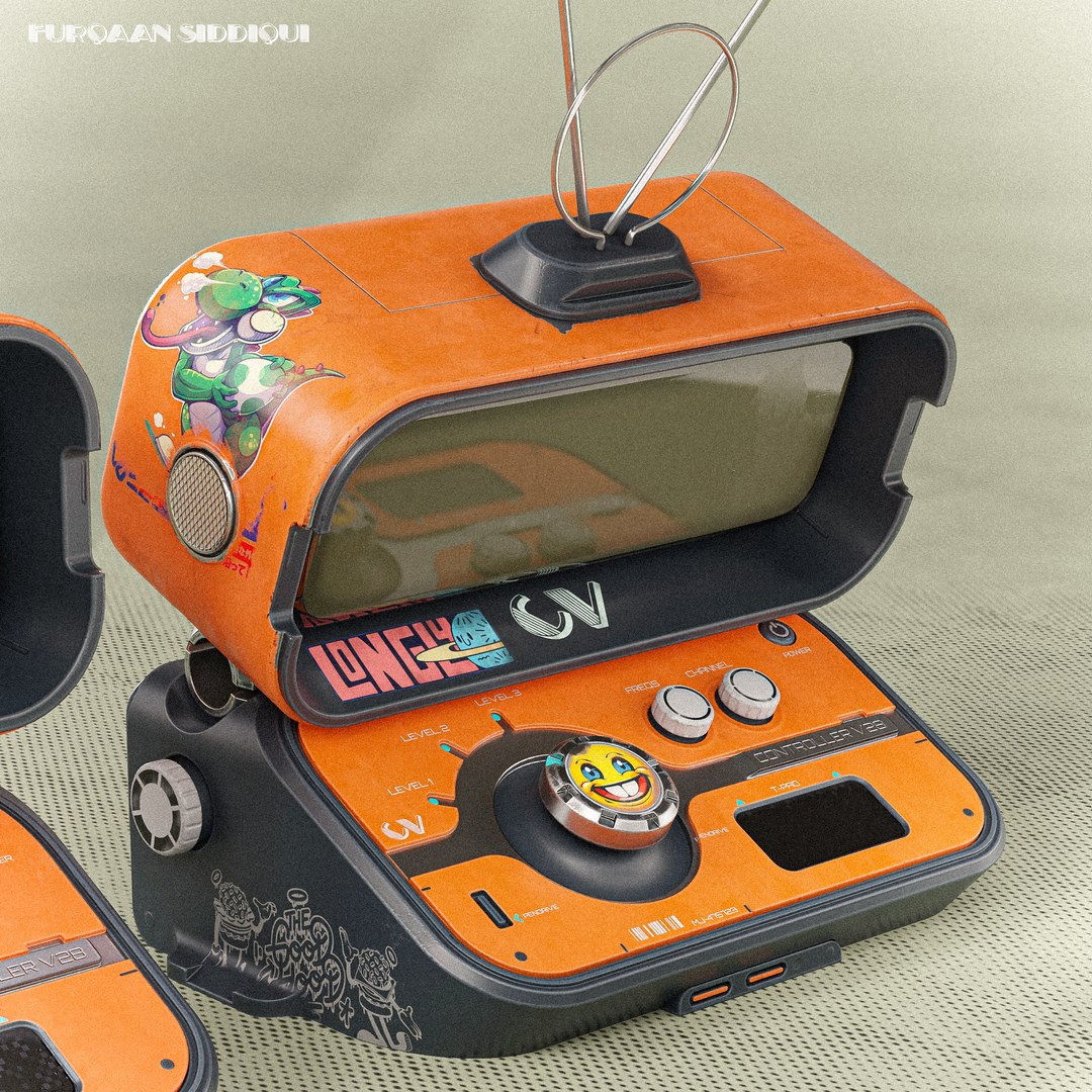 3D Sci-fi Controller PC V28 Model - TurboSquid 2142800