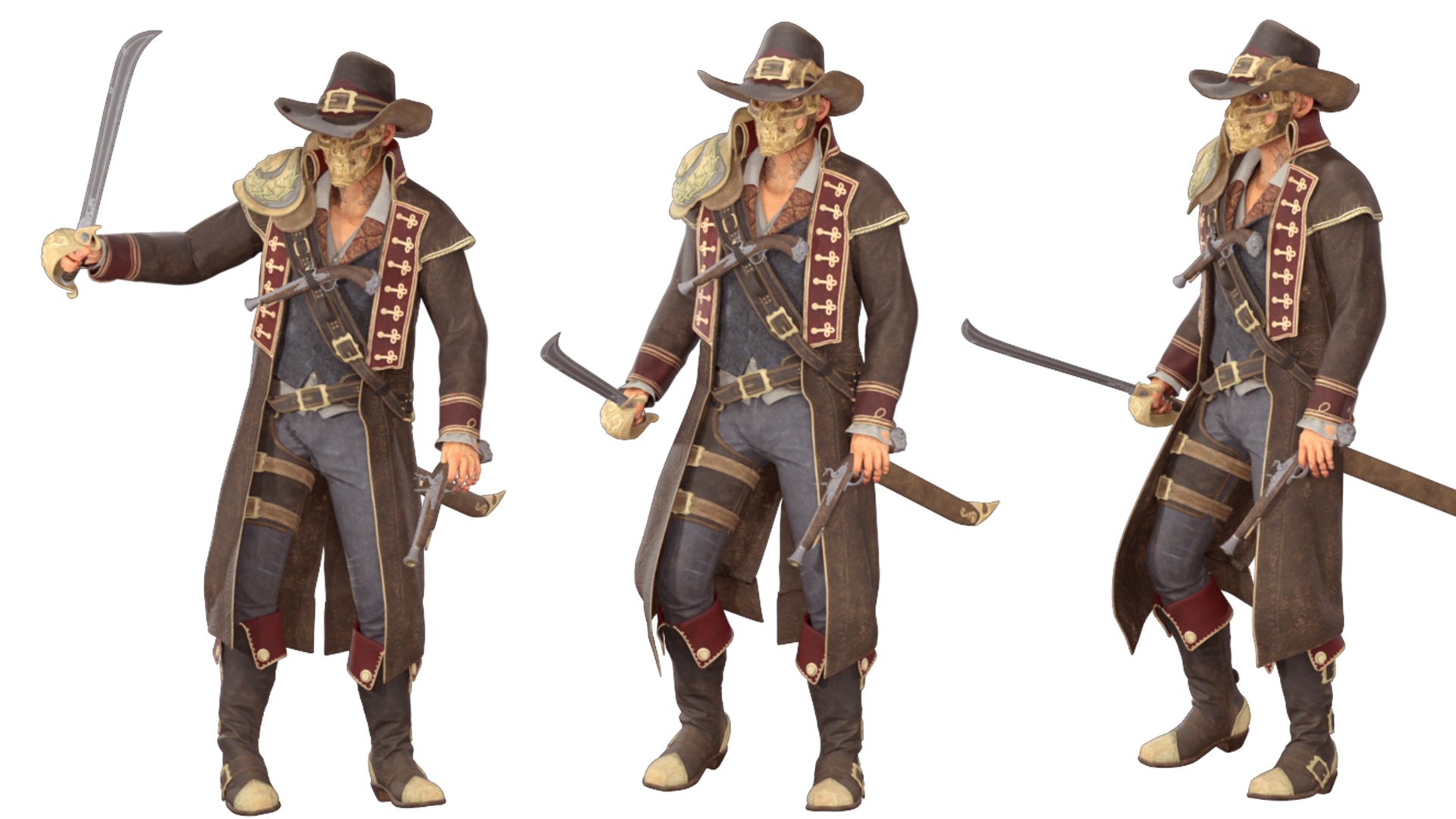 3D Realistic Rigged Western Action Warrior-Ellyn Character 3D Model ...