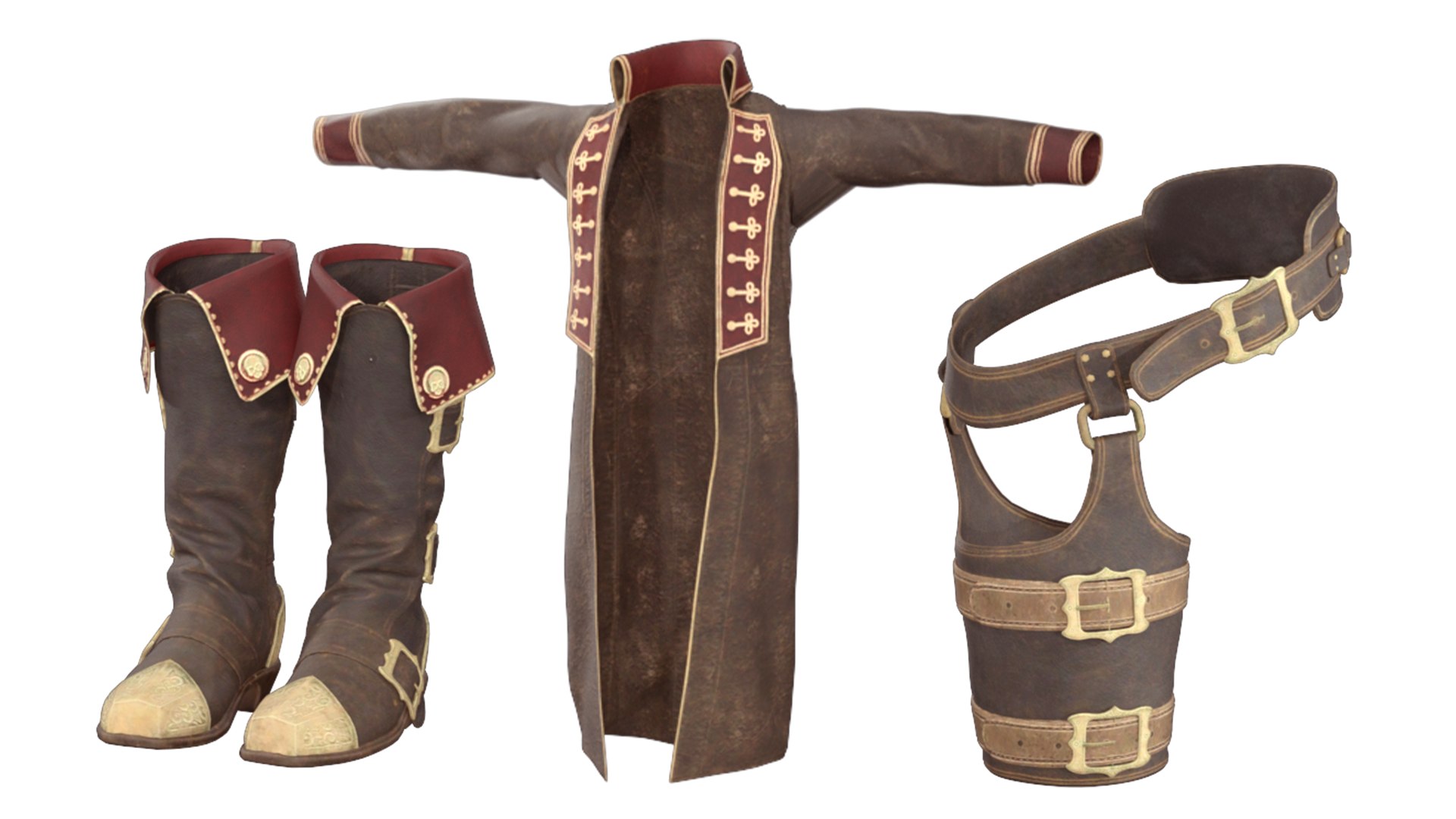 3D Realistic Rigged Western Action Warrior-Ellyn Character 3D Model ...