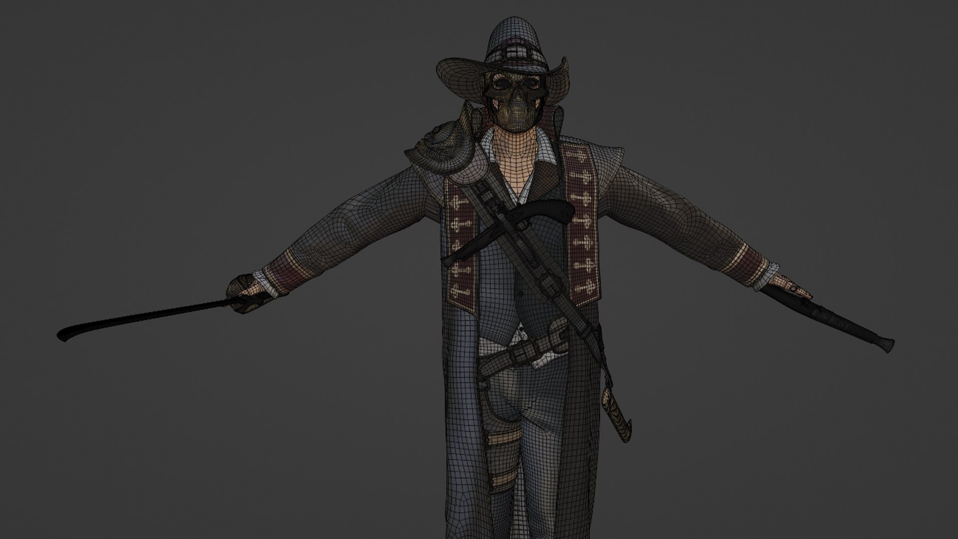 3D Realistic Rigged Western Action Warrior-Ellyn Character 3D Model ...