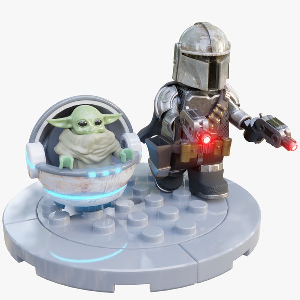 modelo 3d mandaloriano y grogu - TurboSquid 2142042