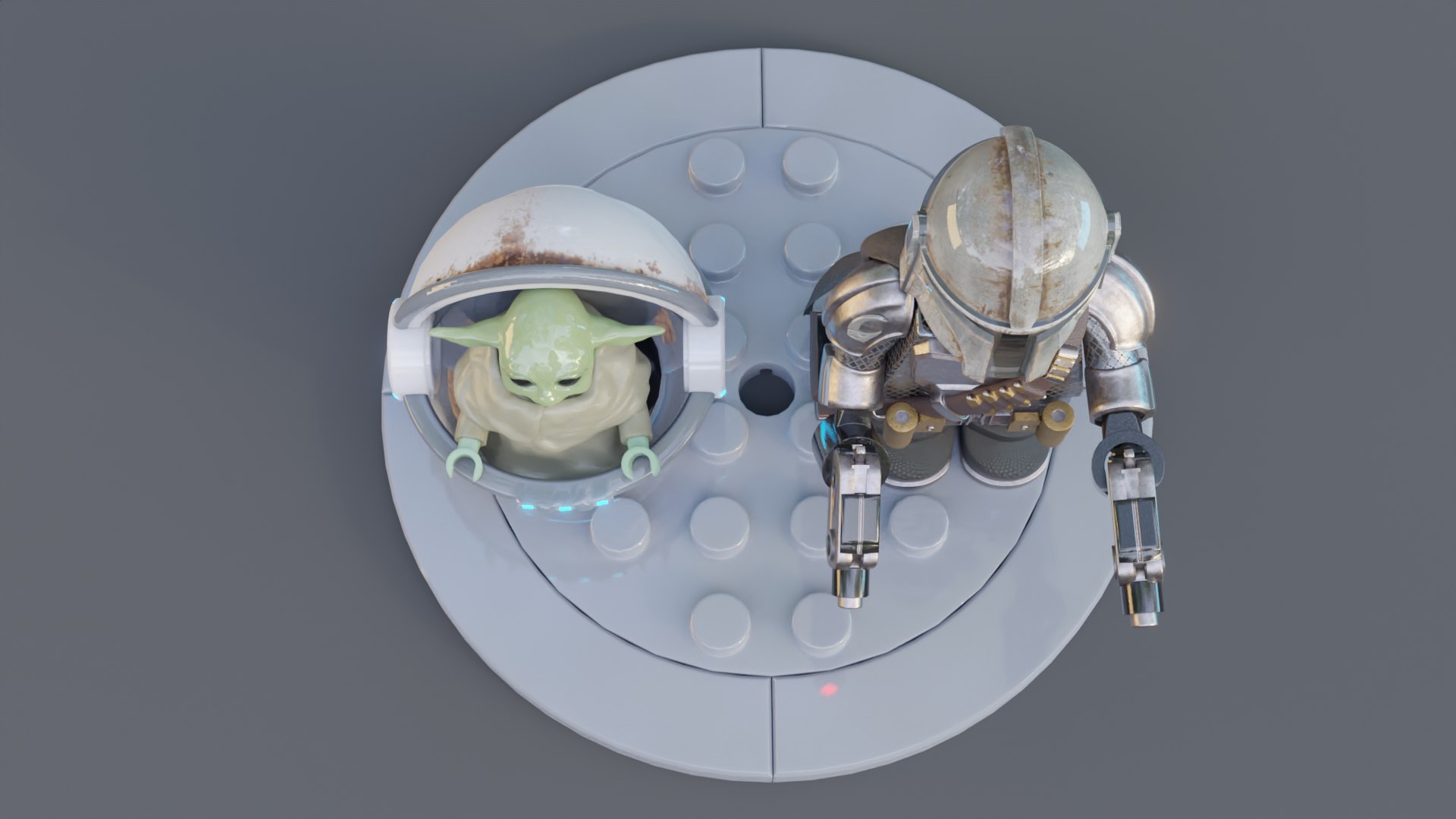 Mandalorian And Grogu 3D Model - TurboSquid 2142042