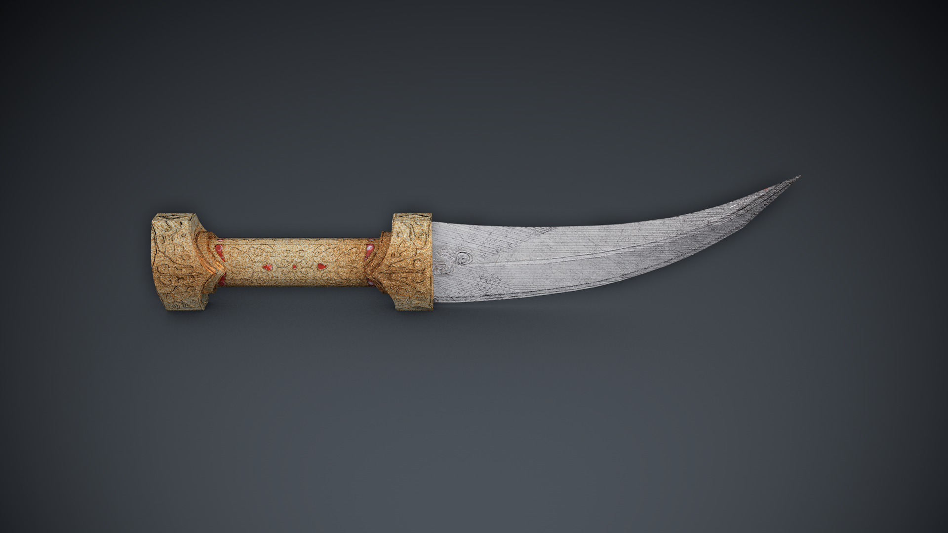 3D oriental dagger - TurboSquid 1454708