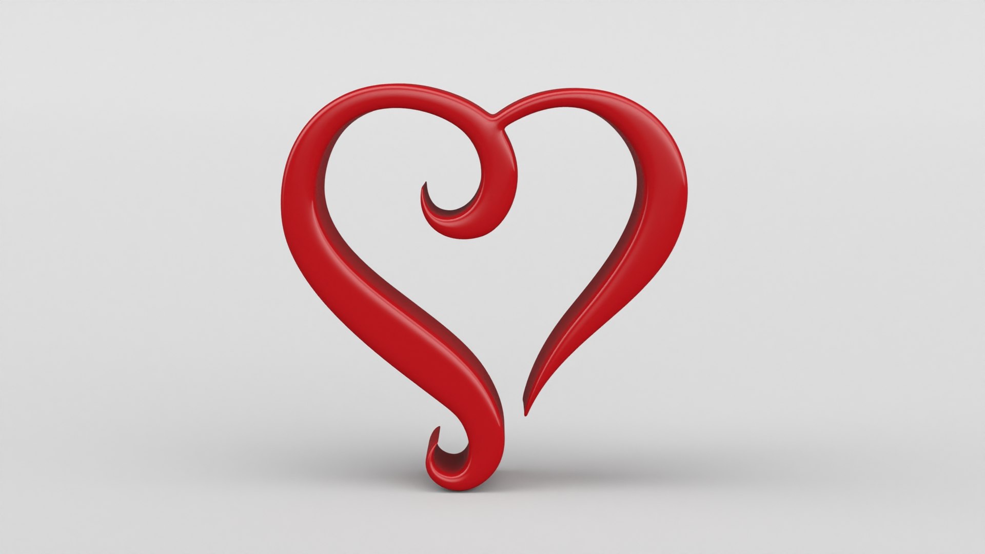 Symbol Heart 3D Model - TurboSquid 1817417