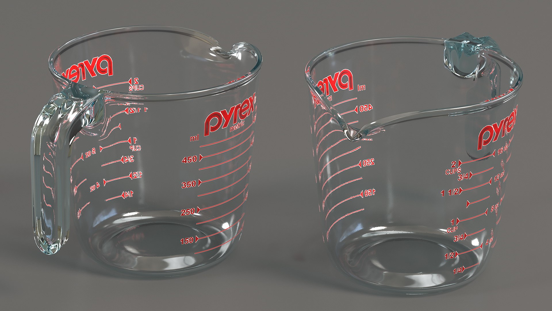3D Model Glass Measuring Cup 500ml - TurboSquid 1964622