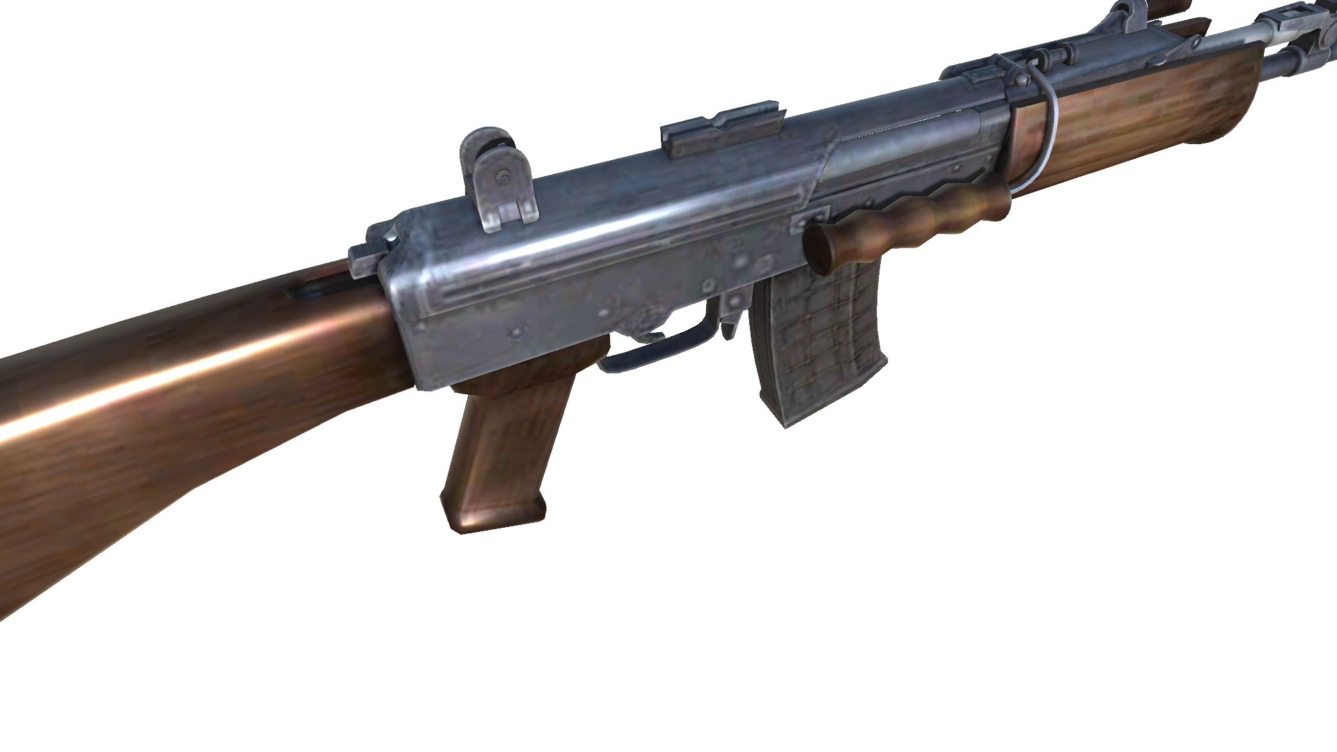 3D 07-insas-rifle-gun Model 3d Game Ready Model Low-poly 3D Model ...