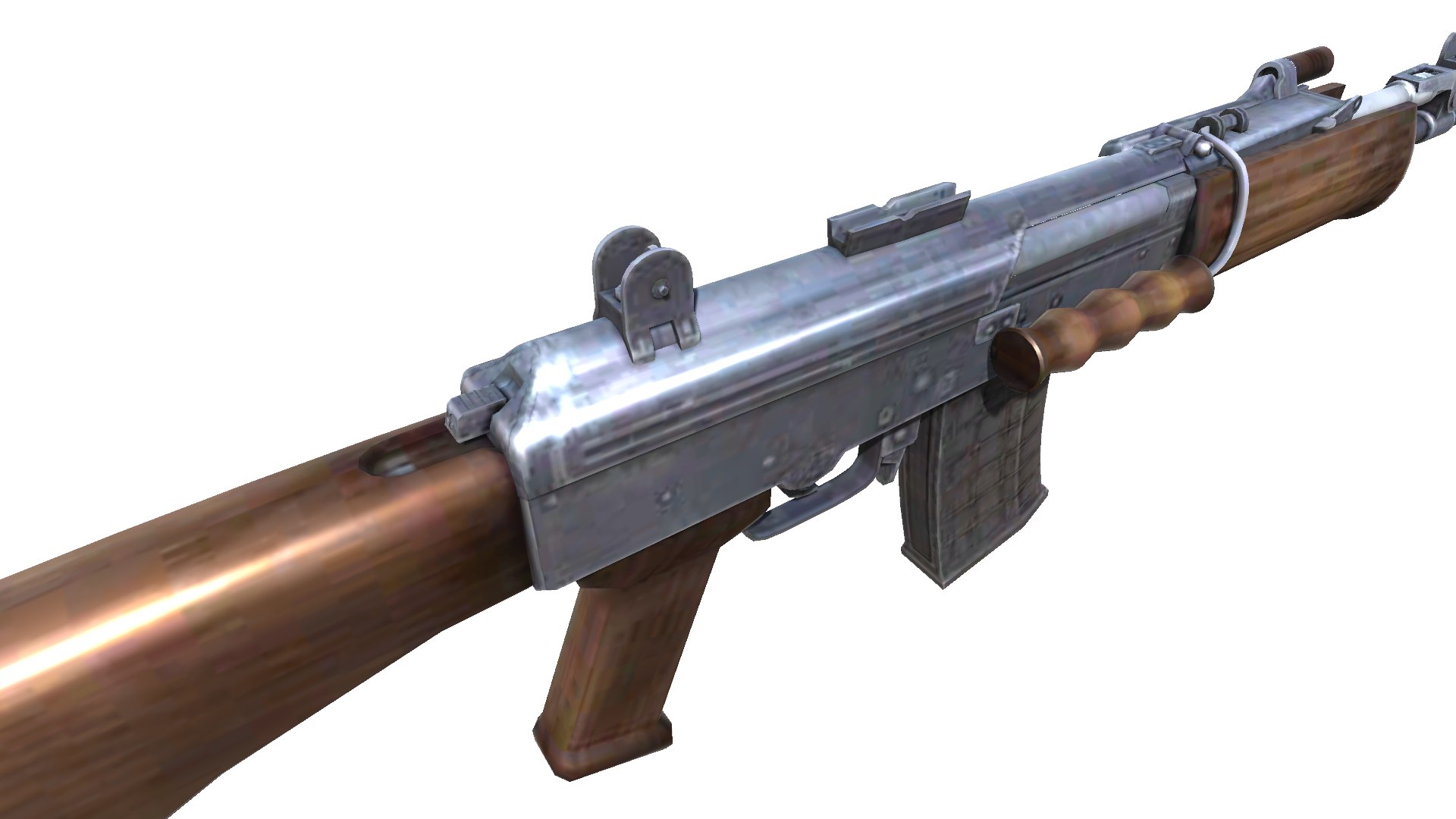 3D 07-insas-rifle-gun Model 3d Game Ready Model Low-poly 3D Model ...