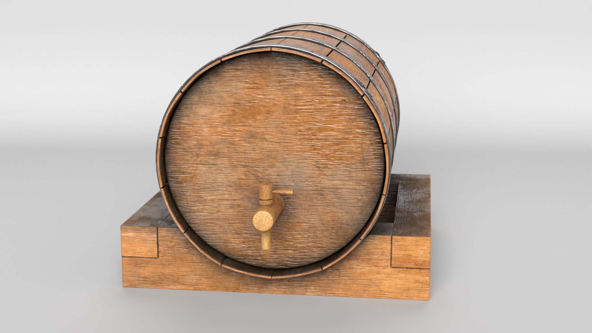 Barrel Apple Cider 3D Model - TurboSquid 1667891