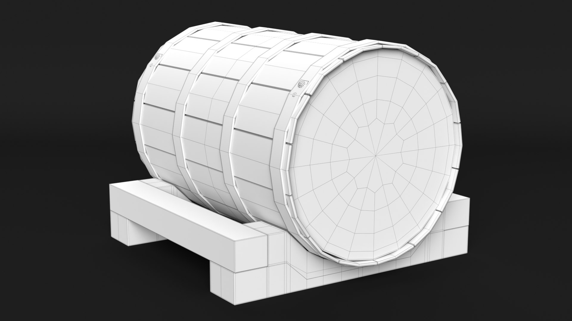 Barrel Apple Cider 3D Model - TurboSquid 1667891