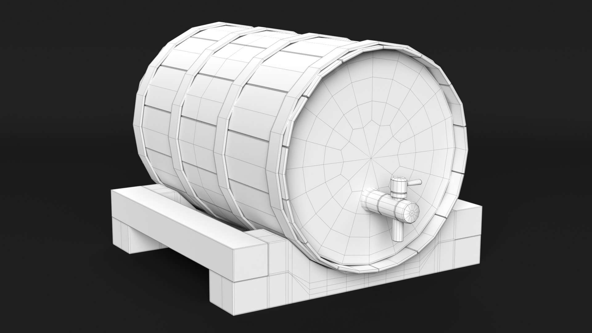 Barrel Apple Cider 3D Model - TurboSquid 1667891