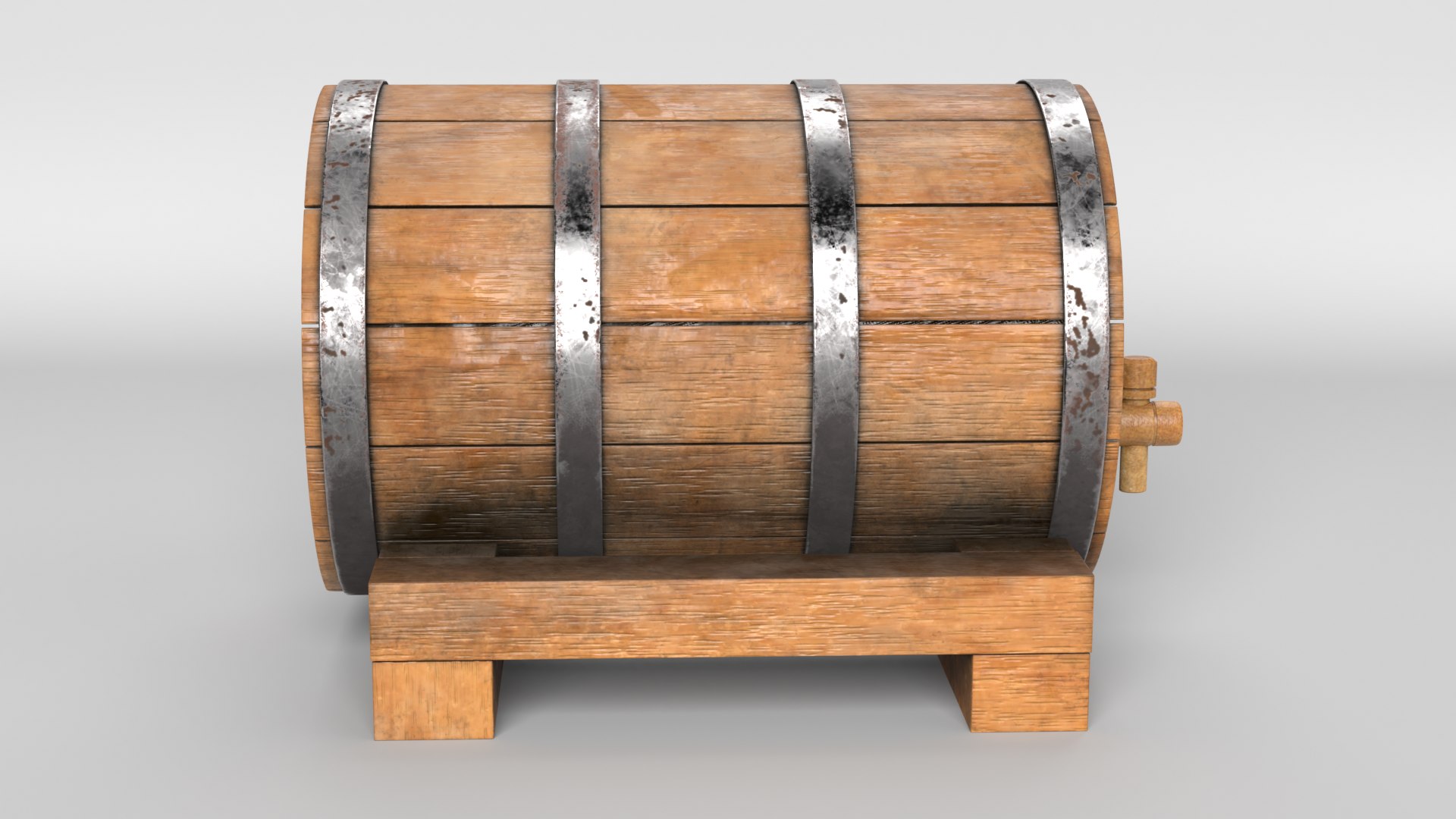 Barrel Apple Cider 3D Model - TurboSquid 1667891