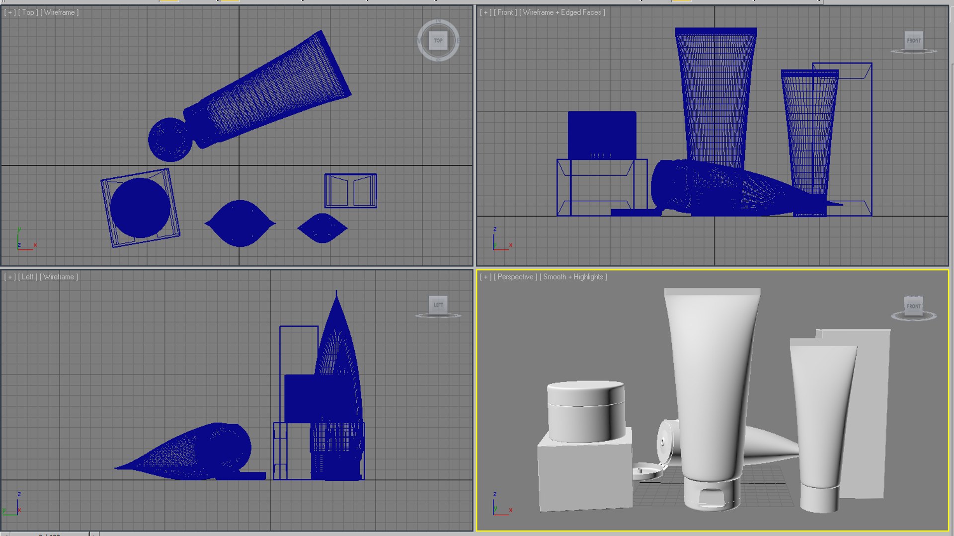 3D tubes set 03 model - TurboSquid 1523216