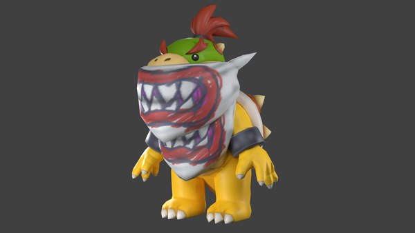 BOWSER JR - PBR - RIGGED 3D model - TurboSquid 1726071