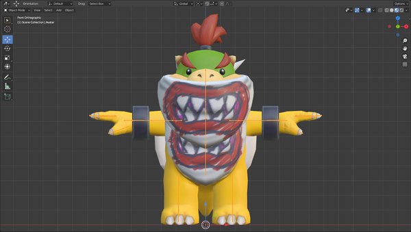 BOWSER JR - PBR - RIGGED 3D model - TurboSquid 1726071