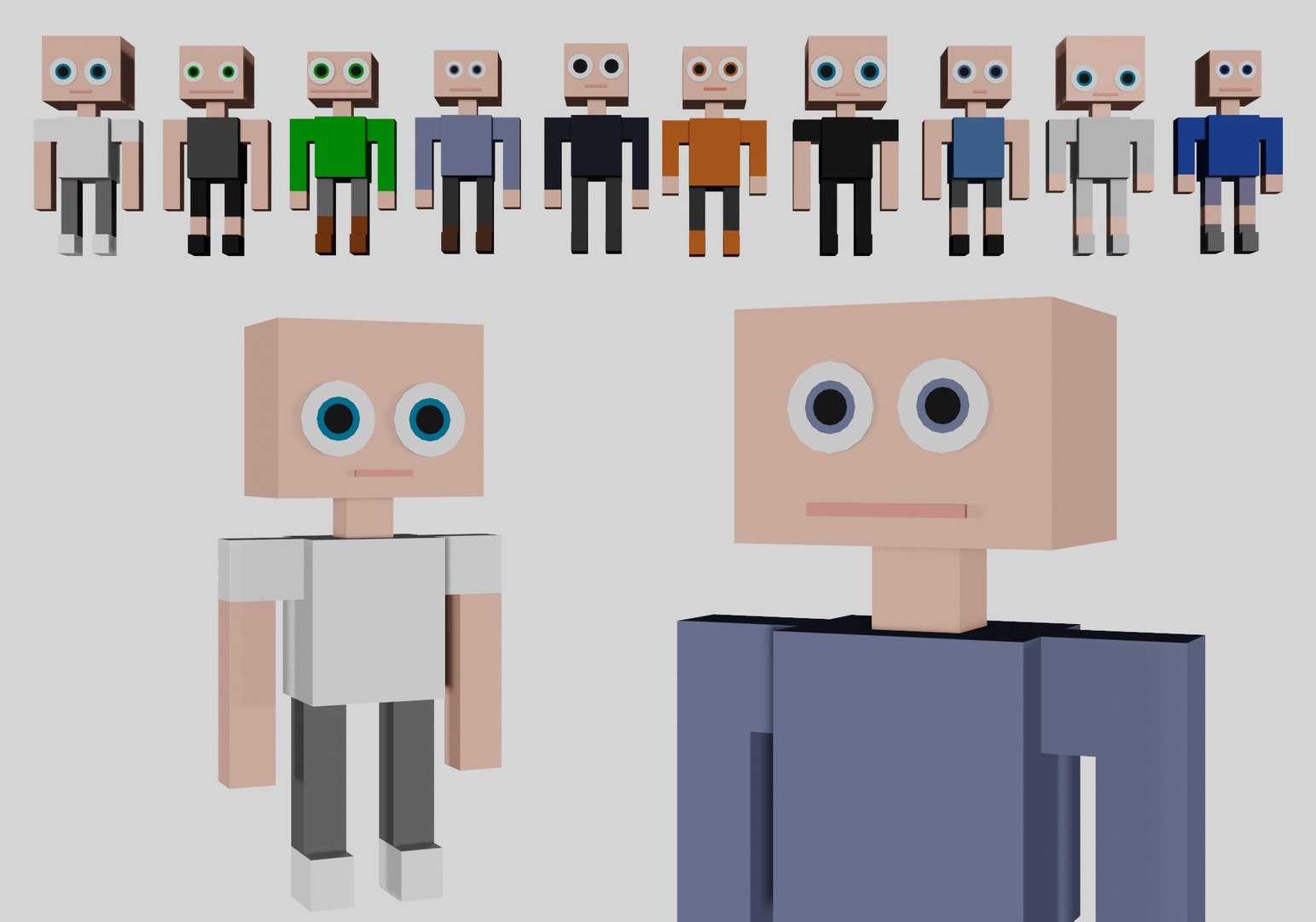 3D 10 Humans - TurboSquid 2191138