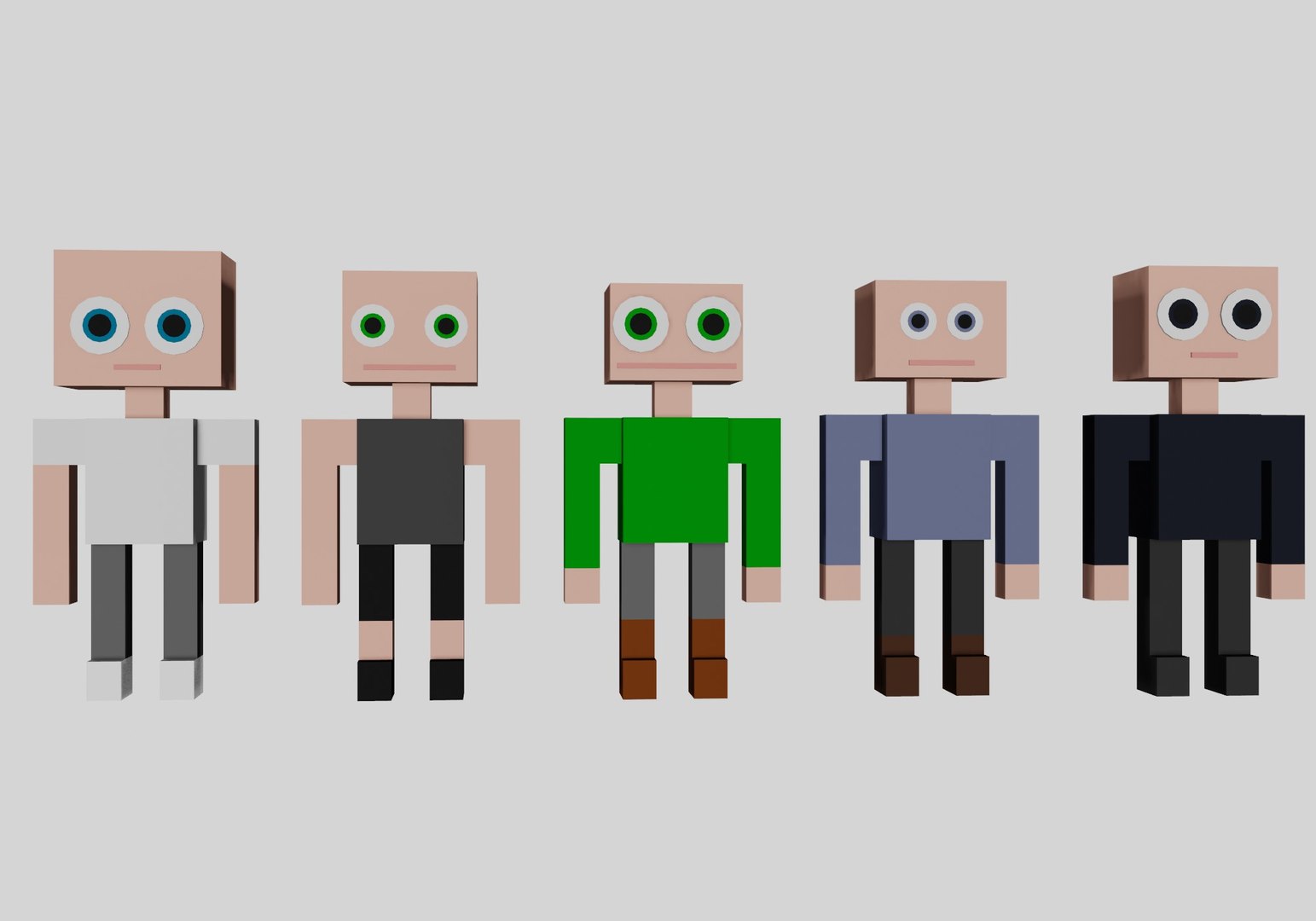 3D 10 Humans - TurboSquid 2191138