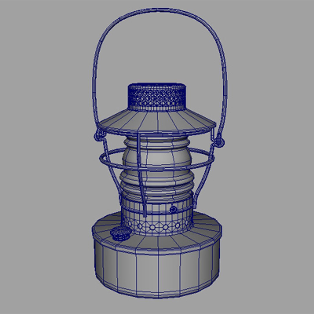 Lantern Lamp 3d Model