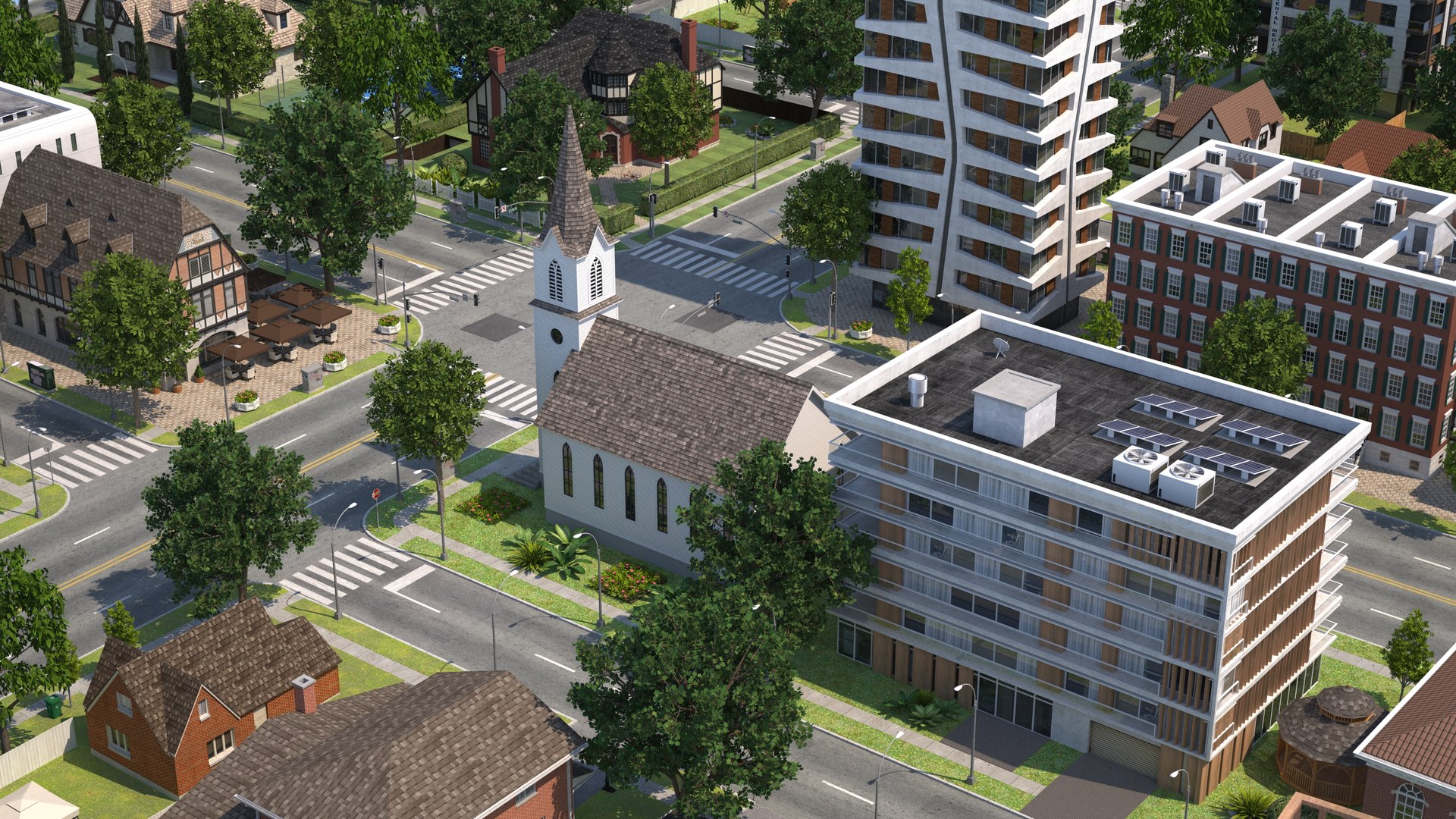 3D Suburb City Model - TurboSquid 2068909