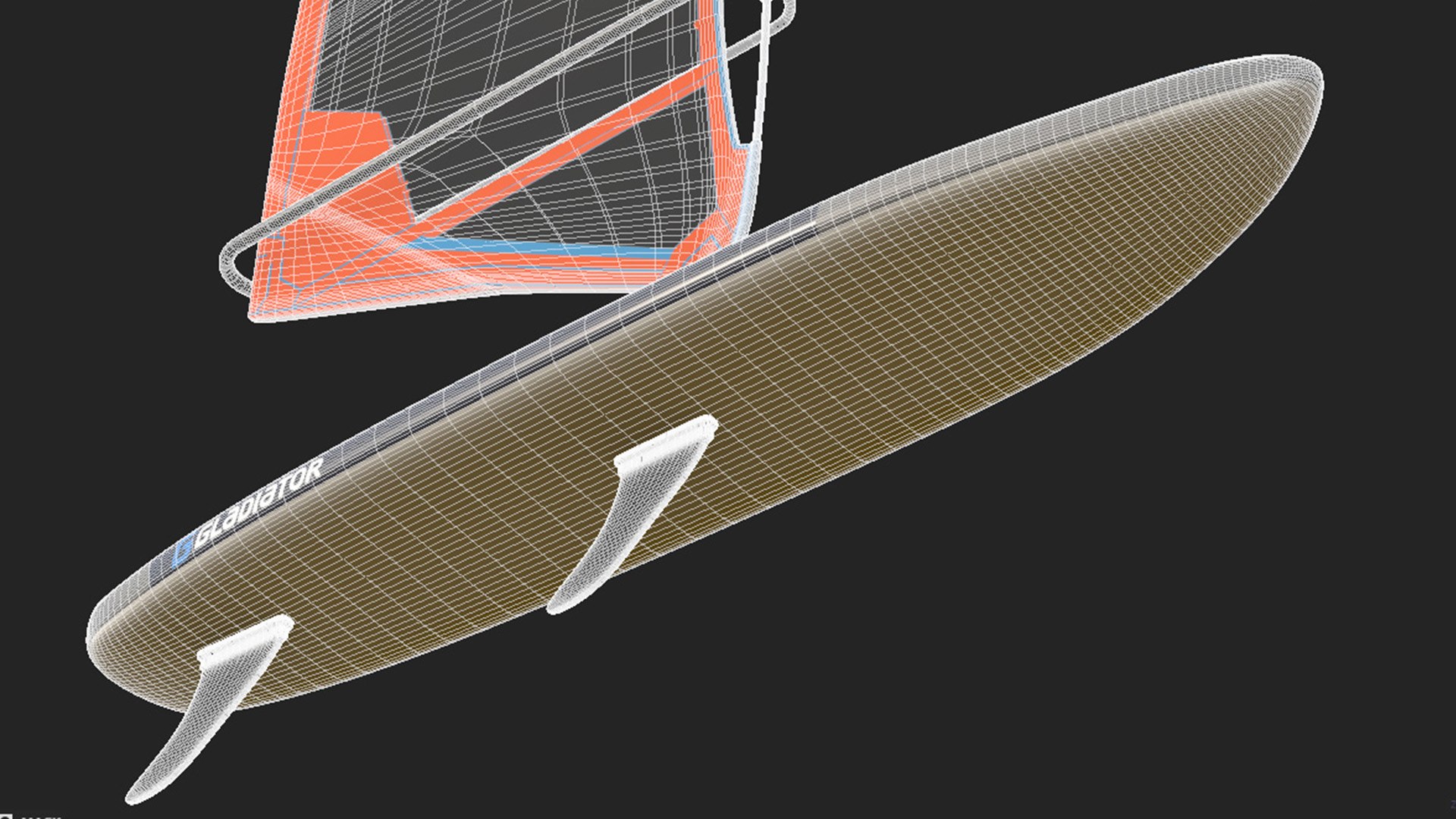 WindSurfing Board Gladiator 3D Model - TurboSquid 2115813