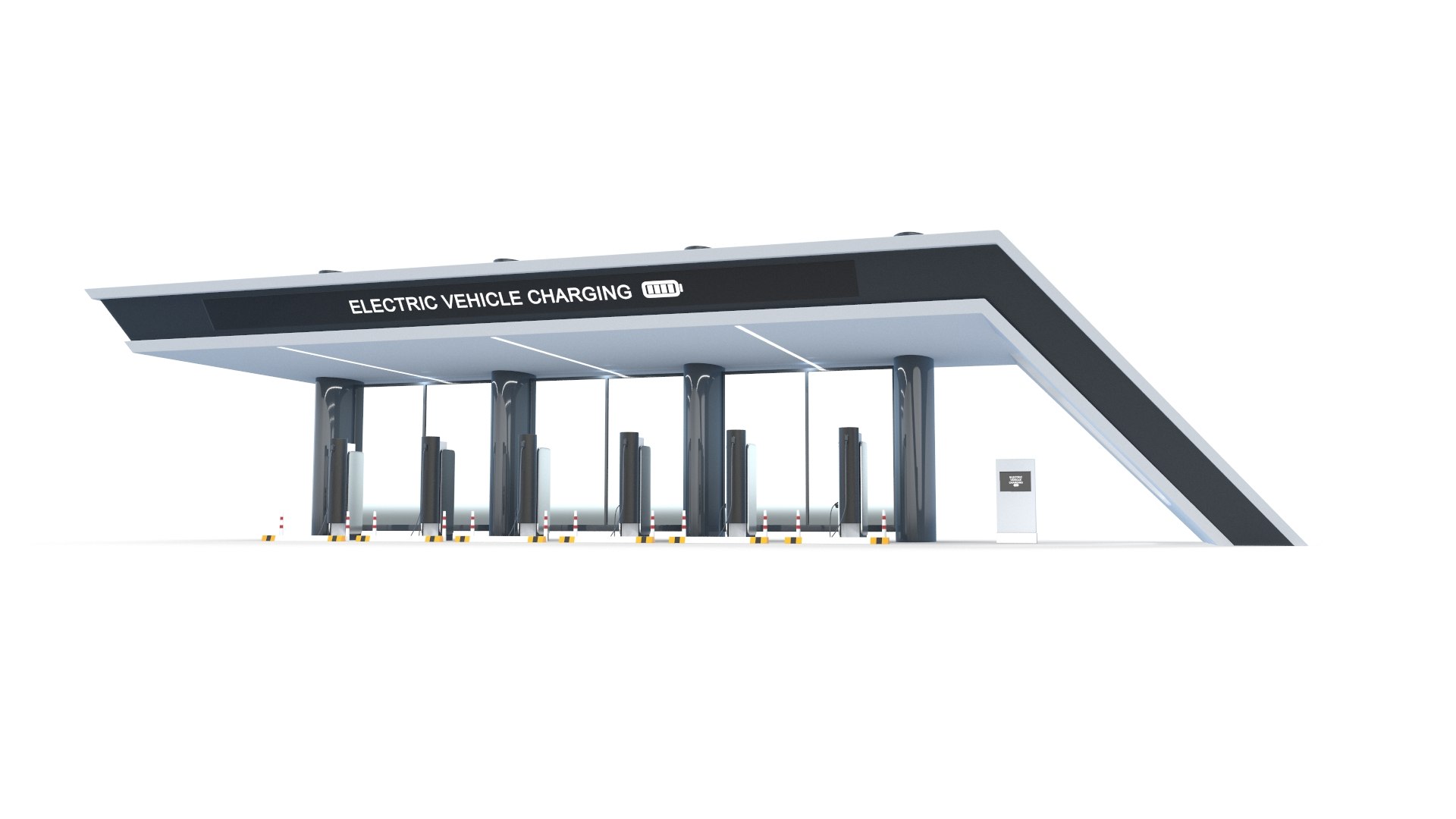 Electric Vehicle Charging Model - TurboSquid 2052160