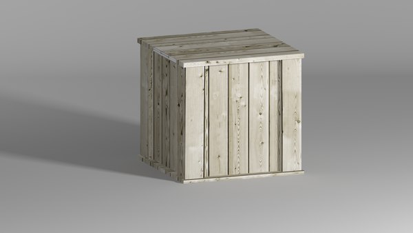 crate box 3d model