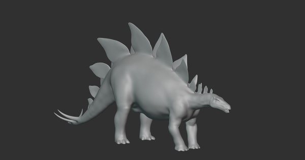 Stegosaurus Basemesh Low Poly 3D model - TurboSquid 1995314