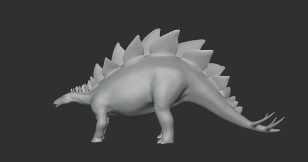 Stegosaurus Basemesh Low Poly 3D model - TurboSquid 1995314