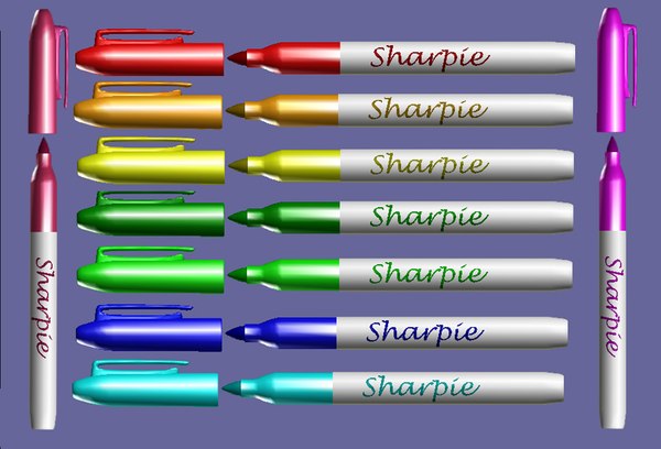 modelo 3d Sharpie - TurboSquid 246596