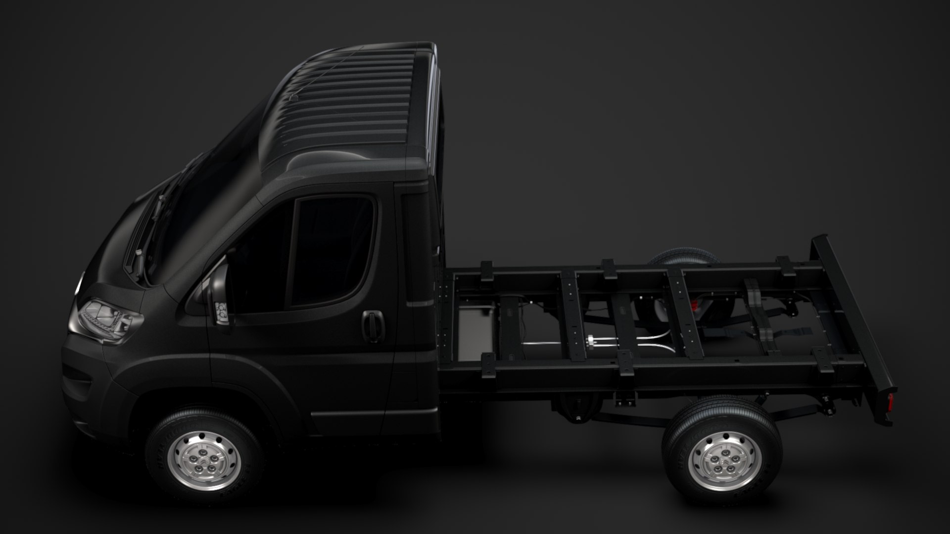 Citroen Jumper Relay Chassis 3D Model - TurboSquid 1456115