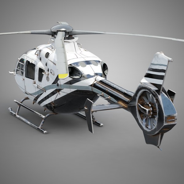3d eurocopter helicopter
